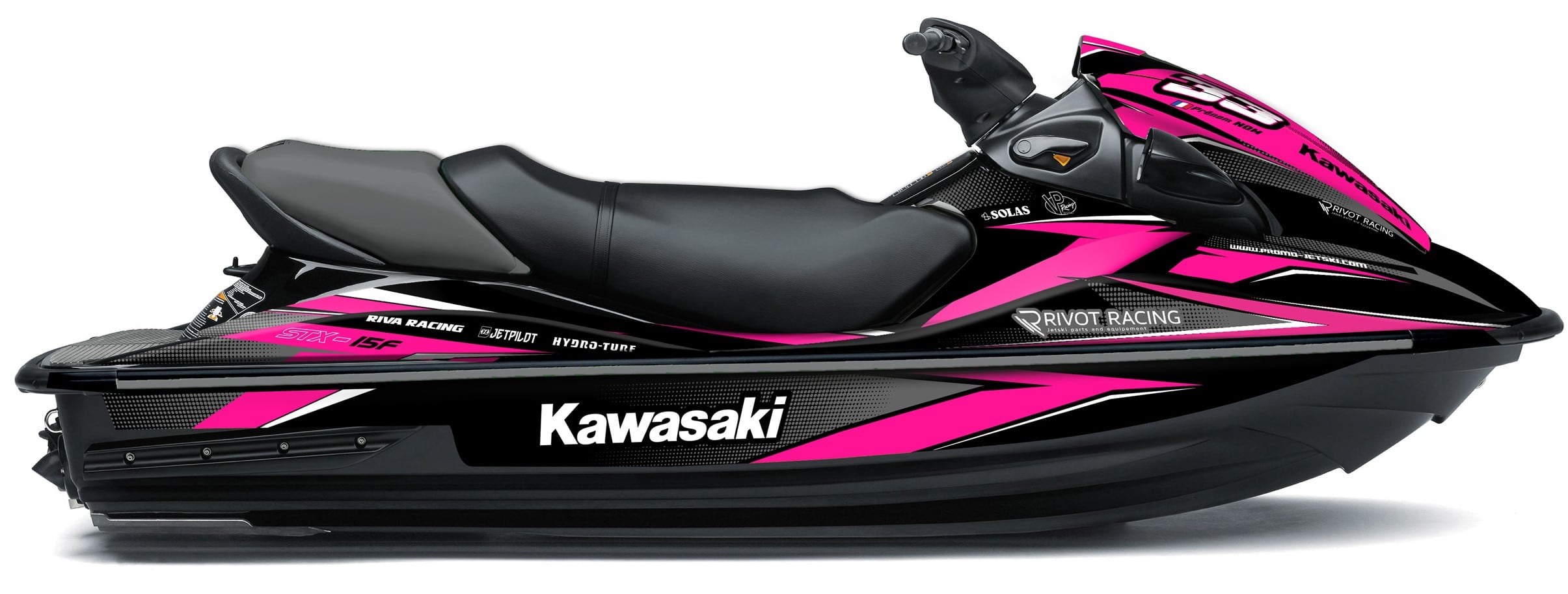 Silver Jet Ski Turf Pink