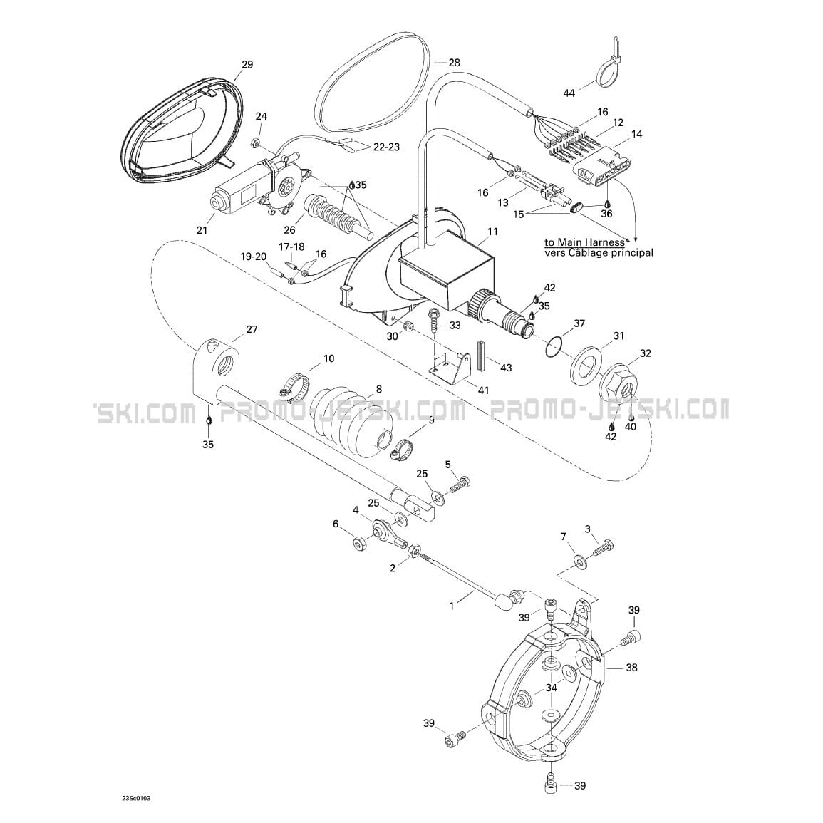 05- Trim for Seadoo XP, 5530 5531, 2001 2001 - Promo-Jetski