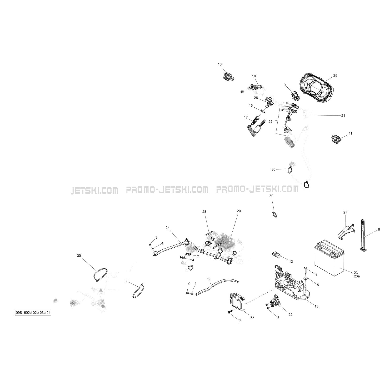 10- Electrical System pour JetSki Sea-Doo Wake PRO, 2016 2016 - Promo ...