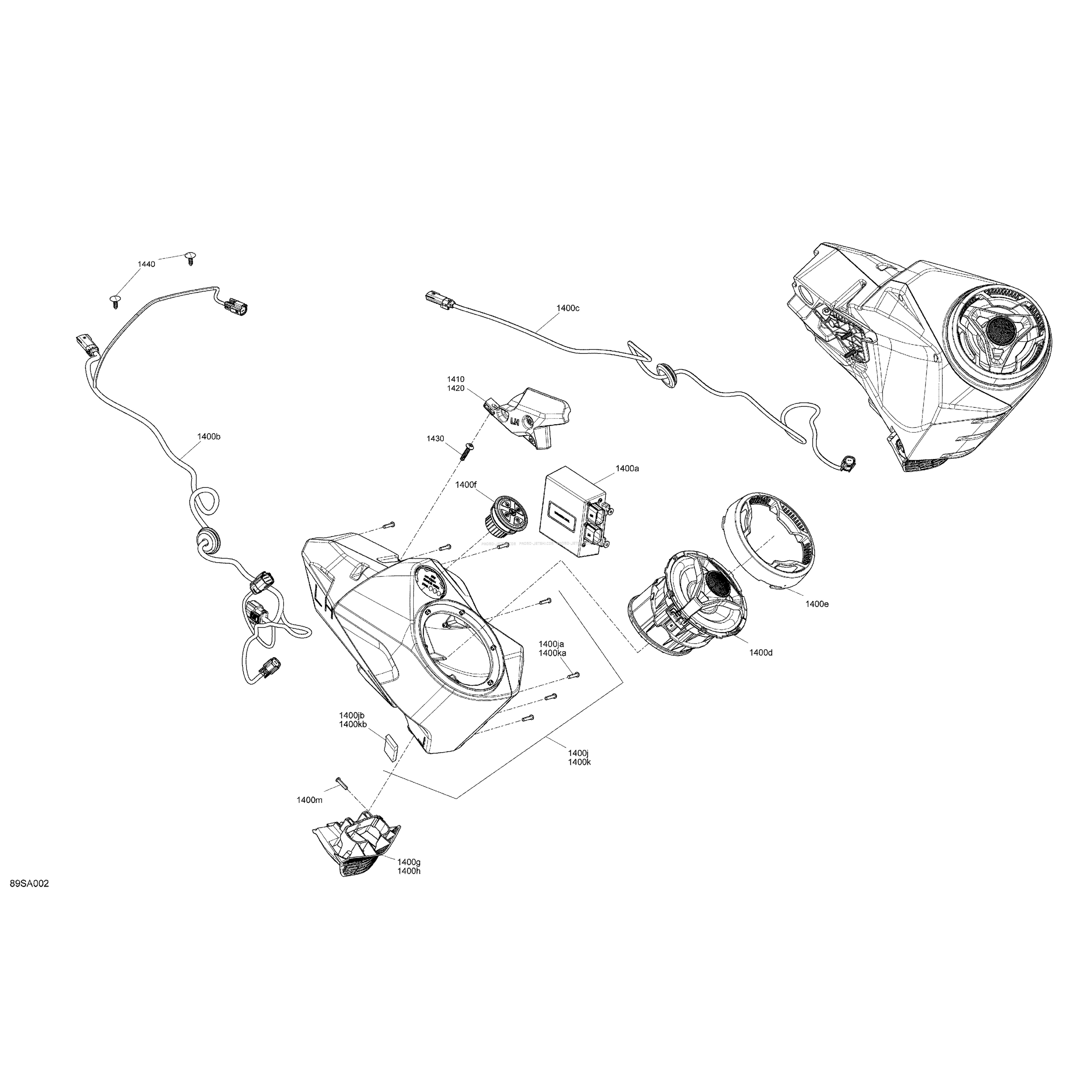 Électrique - Système Audio for Sea-Doo FISH PRO 170 2021 - Promo-Jetski