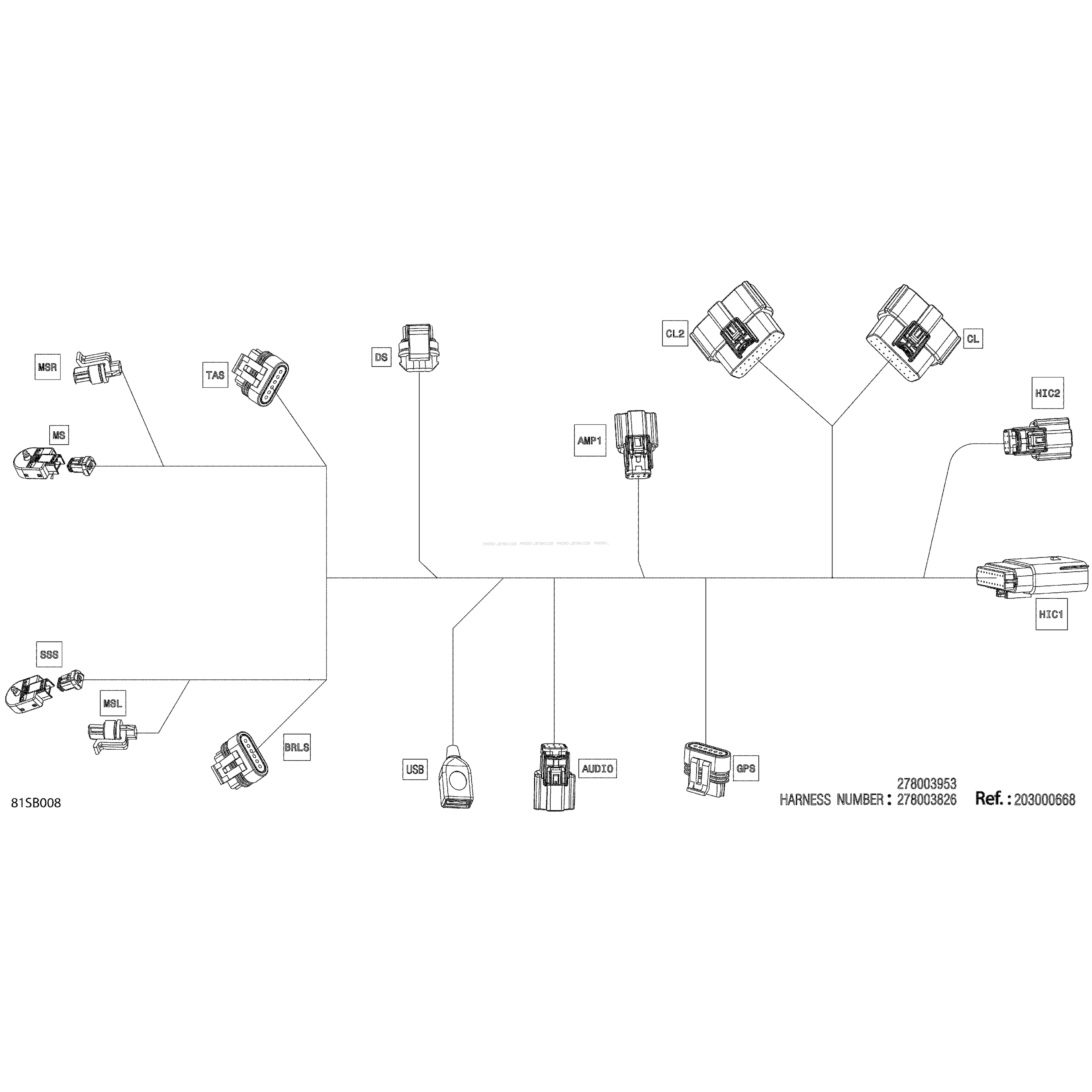 Électrique - Faisceau Électrique De guidon - 278003826 - Modèle Avec ...