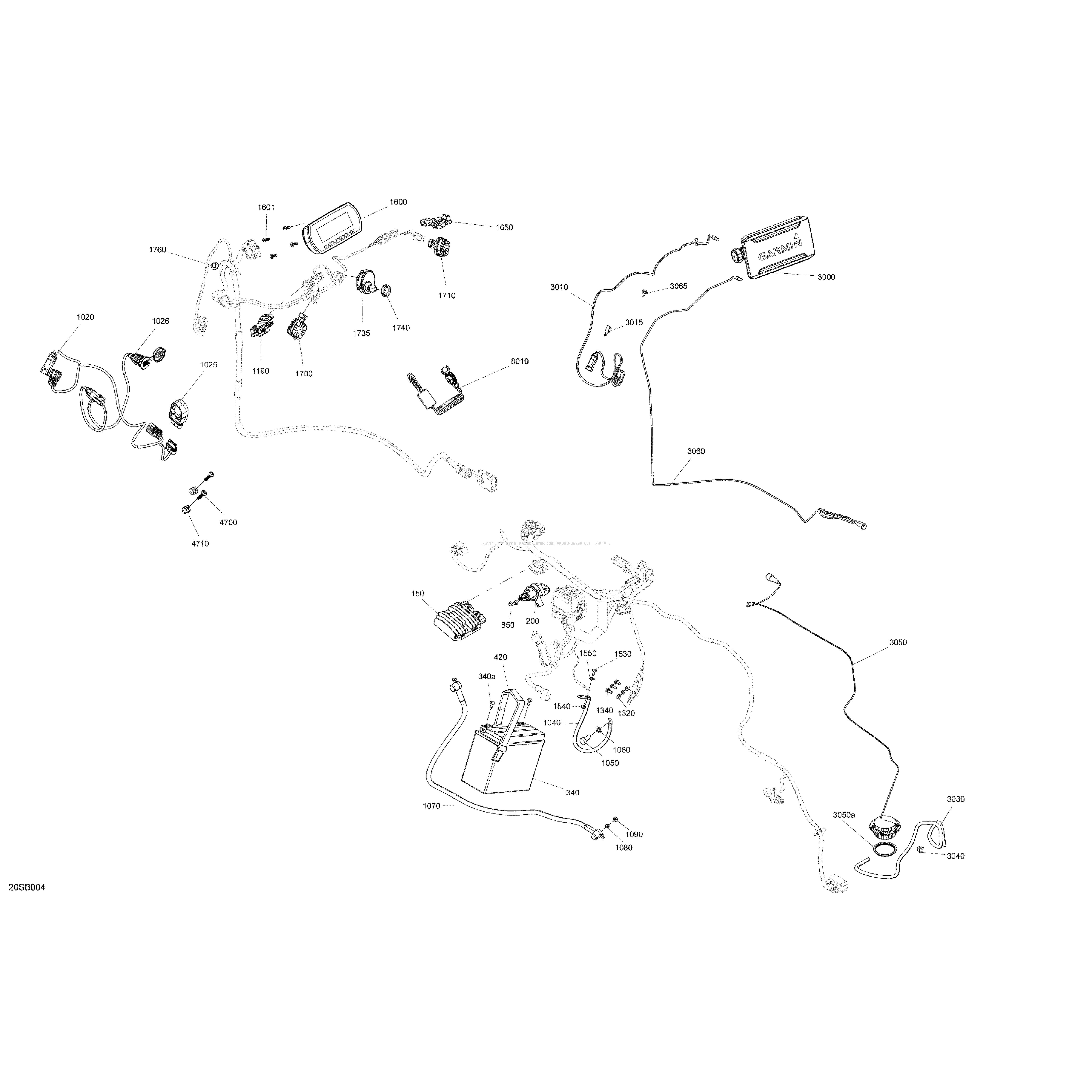 Électrique - Système for Seadoo FISH PRO SCOUT 130 2022 - Promo-Jetski